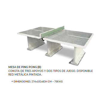 Mesa de ping pong | Avantserveis